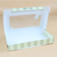 China Paper Box Full Color Paper Towel Package Box with Window for sale