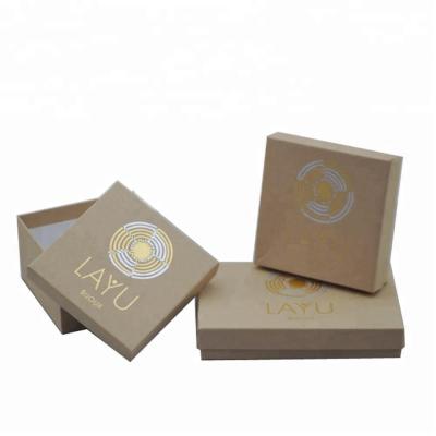 China Brown Kraft Paper Box Packaging with Window Custom Size Recycled Materials for sale
