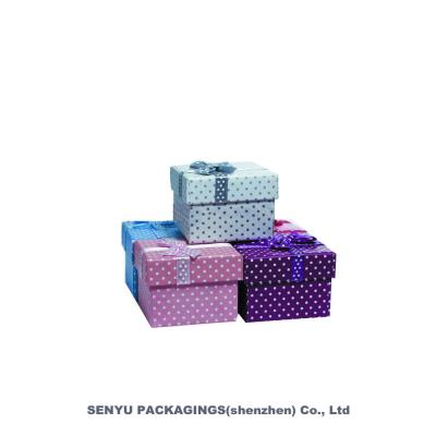China Wholesale Luxury Custom Design Jewelry Set Packaging Box Jewelry Box With Logo for sale