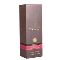 China Luxury Recyclable Single Bottle Cardboard Wine Box Art Paper Material Gift for sale