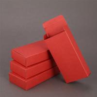 China Cardboard Kraft Paper Packaging Boxes / Black Kraft Gift Box Foil Stamping for sale