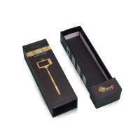 China Custom Black Cardboard Slide Kraft Paper Gift Packaging Drawer Paper Boxes for sale