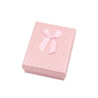 China Pink Custom Logo Cute Jewelry Packaging Paper With PU Cover for sale