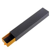 China Black Kraft Paper Packaging Watch Strap Box With Drawer Size Customized for sale