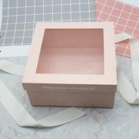 China Custom Paper Toy Window Box Packaging / Pvc Toy Packaging Clear Window Soap Boxes for sale