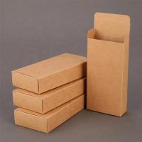 China Brown Kraft Paper Packaging / Foldable Gift Box With Custom Printing for sale