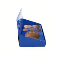 China Cardboard Tabletop Display Stands Cosmetics Round Hole Storage for sale