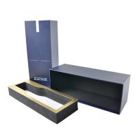 China Gift Cardboard Wine Box / Cardboard Wine Carrier Embossing Or Glossy Lamination for sale