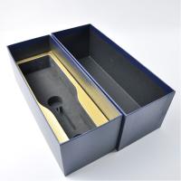 China Gift Cardboard Wine Box / Cardboard Wine Carrier Embossing Or Glossy Lamination for sale