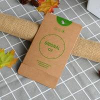 China Art Kraft Paper Packaging / Cell Phone Case Packaging With PVC Window for sale