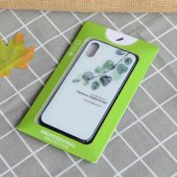 China Art Kraft Paper Packaging / Cell Phone Case Packaging With PVC Window for sale