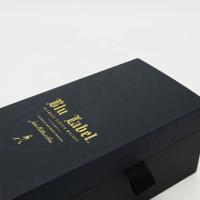 China Fancy Single Bottle Cardboard Wine Box  / Paper Noble Personalised Wine Gift Box for sale