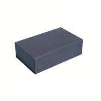 China Magnetic Phone Packaging Box Black UV Coated Matte Laminated Folding for sale