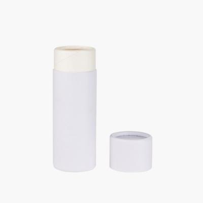 China Cardboard Kraft Paper Tube Packaging / Gloss Paper Lip Balm Tubes With Lid for sale