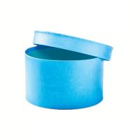 China Custom Cardboard Tube Packaging Blue Color Matte Finish Round Cylinder Gift Pack for sale