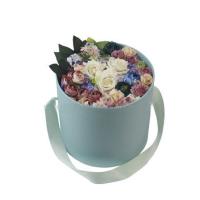 China Gift Flower Paper Tube Packaging Round Cardboard Luxury With Custom Logo for sale