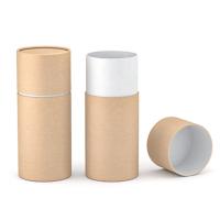 China Cardboard Candle Tube Packaging Gift Box With Lid Cylinder Custom Printing for sale