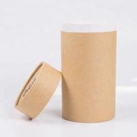 China Eco Friendly Kraft Paper Tube Packaging / Paper Cylinder Container Disposable for sale