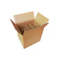 China Fancy Cardboard Corrugated Boxes For Packing 24 Bottle Beer for sale