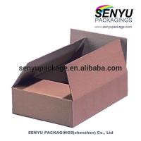 China Custom Printing Corrugated Shipping Boxes / Banana Carton Packaging Box Emballage for sale
