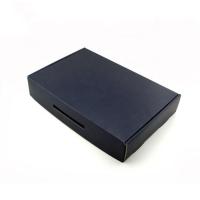 China Protective Matte Black Corrugated Shipping Boxes with Lid UV Coating for sale