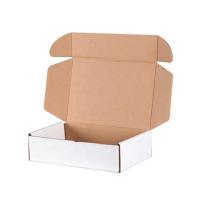 China White Corrugated Shipping Boxes Custom Logo Matte Glossy Aircraft Packaging for sale
