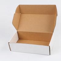 China White Corrugated Shipping Boxes Custom Logo Matte Glossy Aircraft Packaging for sale