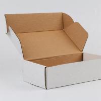 China White Corrugated Shipping Boxes Custom Logo Matte Glossy Aircraft Packaging for sale
