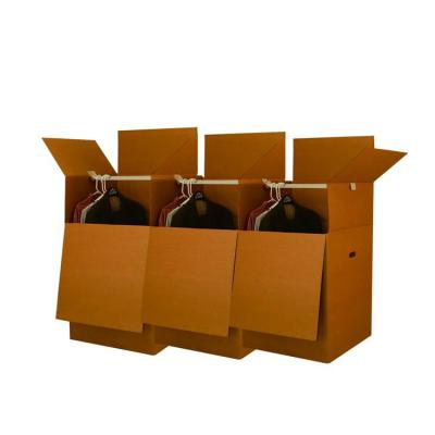 China Durable Corrugated Shipping Boxes / Stackable Carton Paper Box For Moving for sale