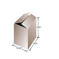China Recyclable White Corrugated Shipping Boxes Carton Packaging With Color Printed for sale