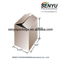 China Recyclable White Corrugated Shipping Boxes Carton Packaging With Color Printed for sale