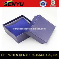 China Luxury Gift Bracelet Jewelry Box Luxury Packaging With Mini Pillow Recyclable for sale