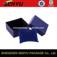 China Luxury Gift Bracelet Jewelry Box Luxury Packaging With Mini Pillow Recyclable for sale
