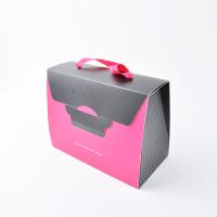 China Candy Gift Box Wedding Pink with Clear Lid Handle for sale