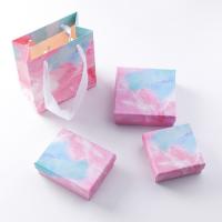 China Candy Gift Box Wedding Pink with Clear Lid Handle for sale