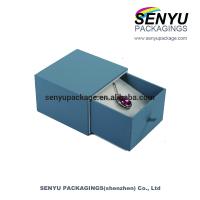 China Sliding Paper Jewelry Box Packaging / Drawer Gift Box Free Sample Available for sale