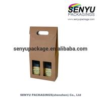 China Corrugated Board Unique Design Kraft Paper Box With Window for sale