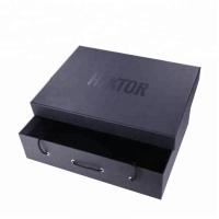 China Sliding Drawer Custom Jewelry Gift Boxes with Pull Ribbon for sale