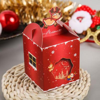 China custom christmas gift cupcake gift paper packaging candy box for sale
