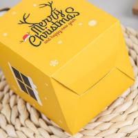 China custom christmas gift cupcake gift paper packaging candy box for sale