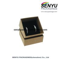 China Paper Personalised Jewellery Packaging / Gift Rings Kraft Earring Boxes for sale