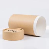 China Custom Paper Black Round Gift Cardboard Wine Box for sale
