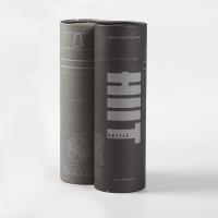 China Black Package Kraft Cylinder Packaging with Lid for sale