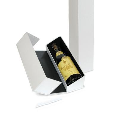 China Hard 1 3 Bottle Wine Box Cardboard with Printed Logo for sale