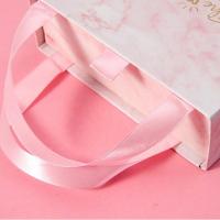 China Festival Jewelry Gift Box Packaging / Drawer Gift Box Paper Sliding with Handle for sale