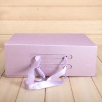China Magnetic Folding Box With Ribbons Luxury Clothes Gift Packaging Support for sale