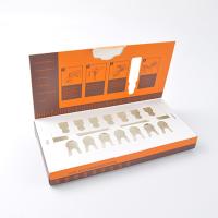 China Paper Cosmetic Packaging Boxes Tray Packaging  With Window 5.8*7.9*2 Cm for sale
