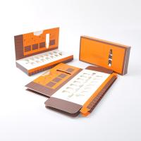 China Paper Cosmetic Packaging Boxes Tray Packaging  With Window 5.8*7.9*2 Cm for sale