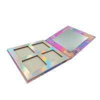 China PaperMakeup Empty Palettes Cardboard Eyeshadow Packaging Gift Custom Printed for sale