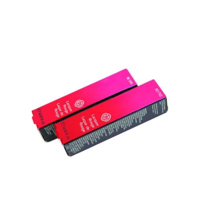 China Matte Cosmetic Packaging Boxes / Liquid Custom Lipstick Boxes for sale